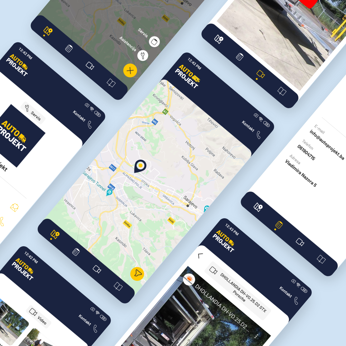 Auto Projekt Android aplikacija | nova media. | Web projekti ...