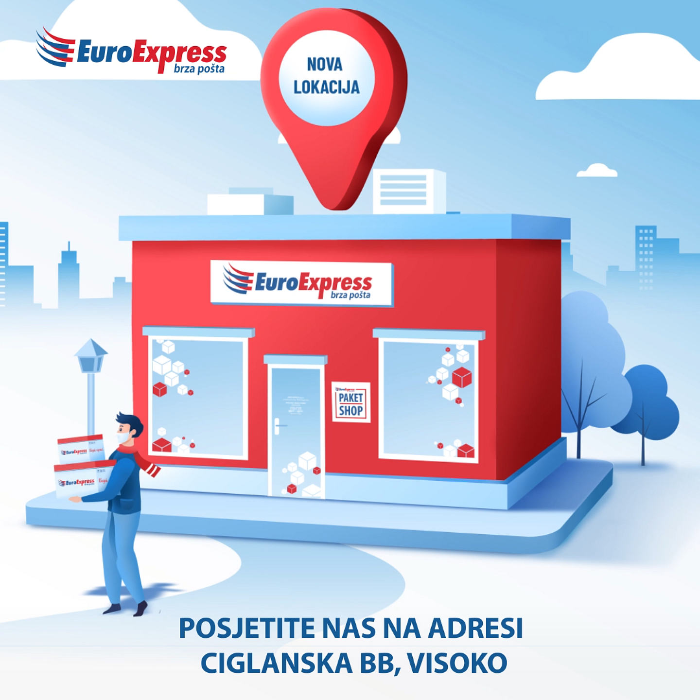 Promotion of EuroExpress express mail Package Shop in Visoko | nova ...